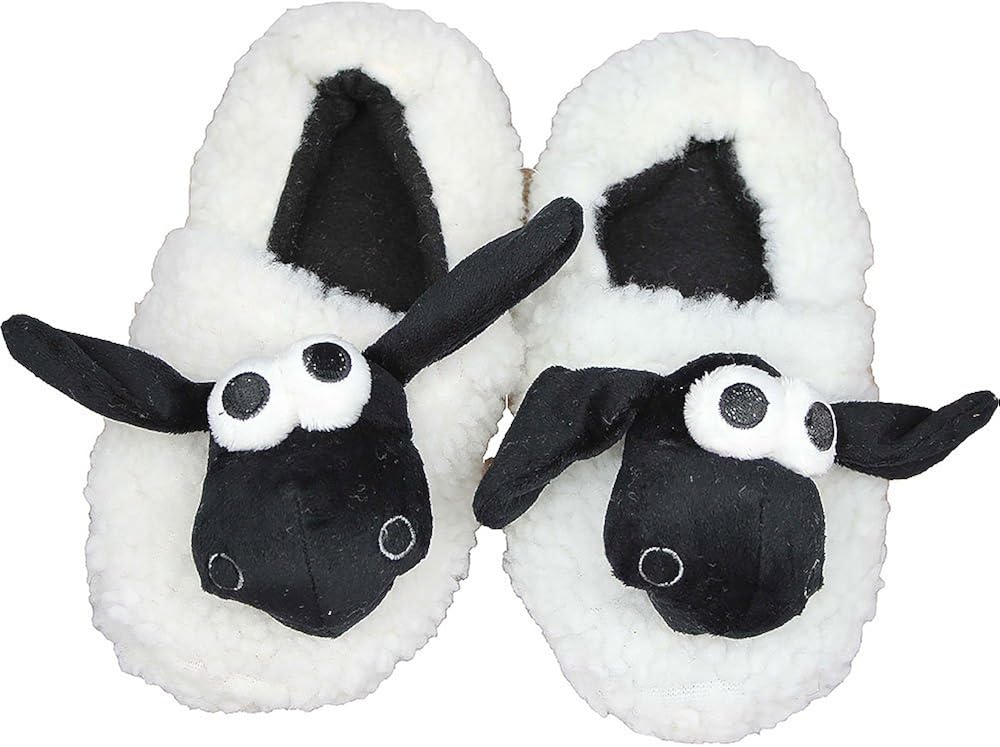 Children's Girl's Boy's Shaun The Sheep Animal Novelty Slippers Xmas ...