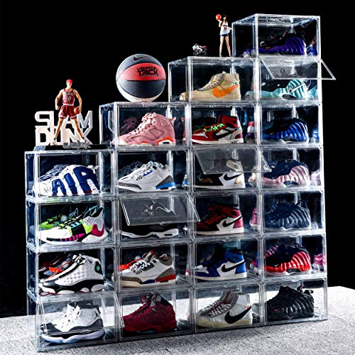 AltraTech Shoe Organizer 6 Pack Drop-Front Shoe Box L14.2" x W11" x H8 ...