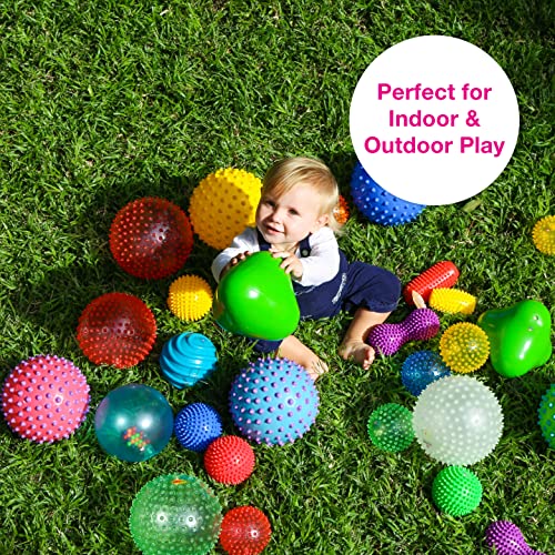 Edushape The Original Sensory Balls for Baby - 4” Transparent Color ...