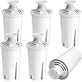 Amazon.com: 6-Pack Replacement Filter for Brita Pitcher and Dispensers ...
