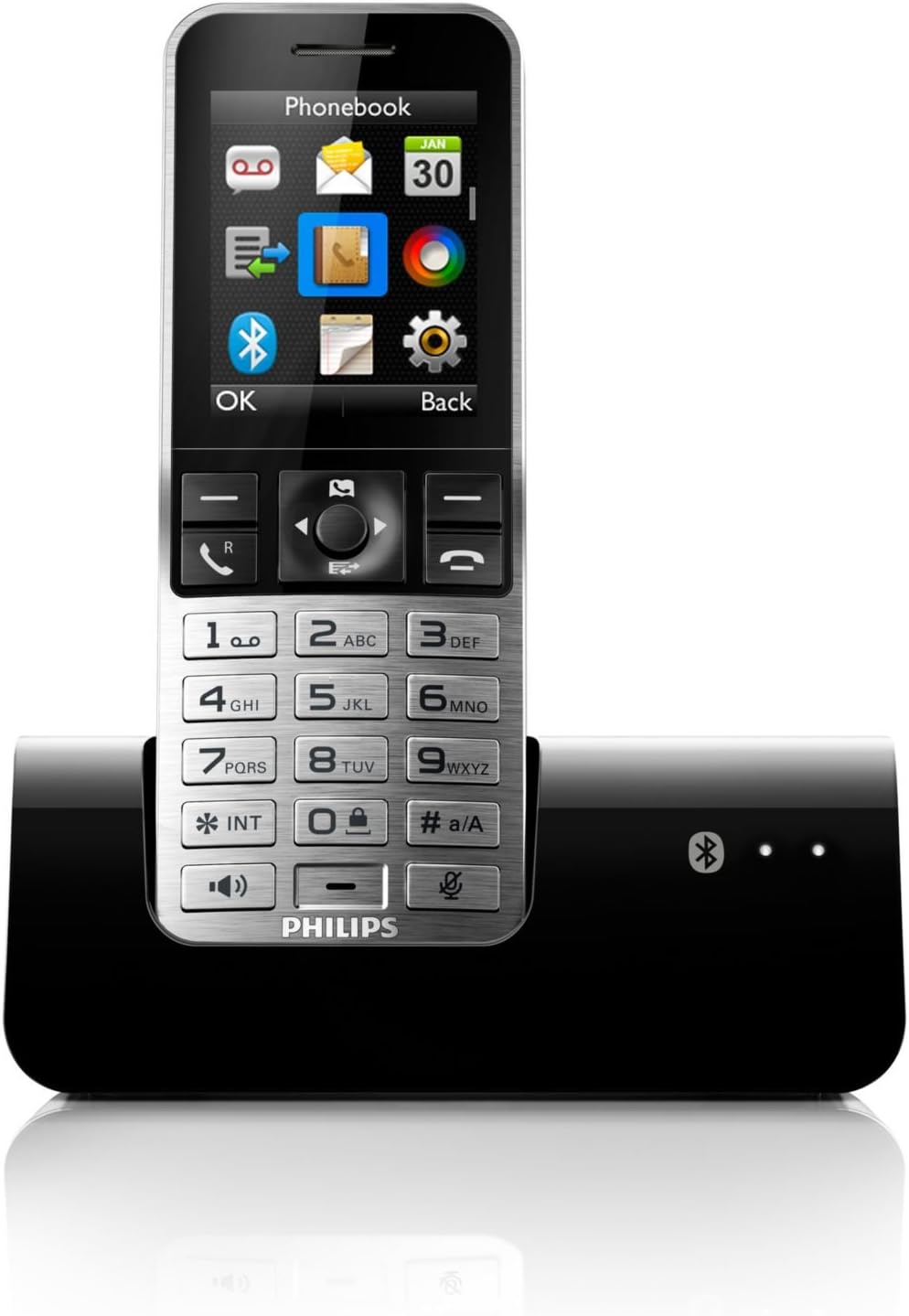 Philips s9A DECT phone with bluetooth mobile contact syncing: Amazon.co ...