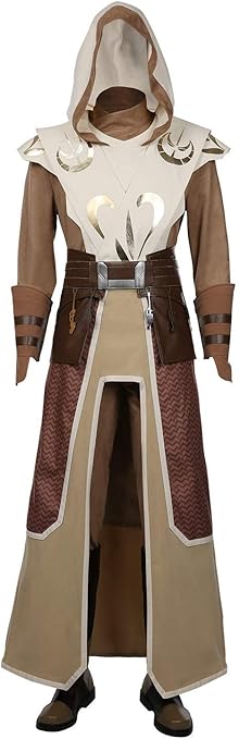 Reliable Temple Guard Costume Men Knight Fancy Dress Adult Warrior ...