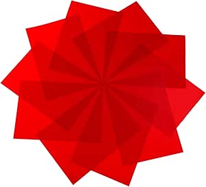 Amazon.com : 9 Pack Gel Filter Colored Correction Gel Light Filter ...