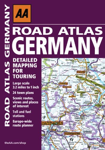 Road Atlas Germany (Aa Road Atlas): AA Publishing: 9780749568009 ...