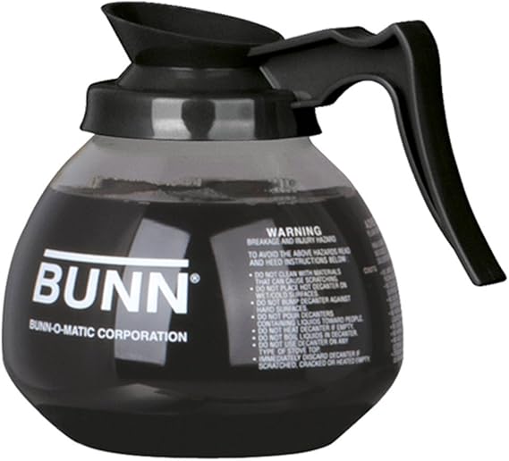 Amazon.com | BUNN Coffee Pot Decanter/Carafe Black Regular - New Glass ...