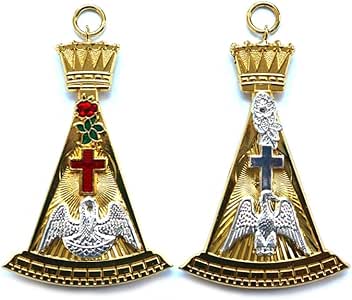 Amazon.com: 18th Degree Scottish Rite Collar Masonic Jewel: Jewelry