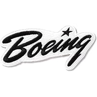Amazon.com: ItsYourAirplane.com Boeing Script Embroidered Felt Patch, 1940 to 1960 : Clothing ...