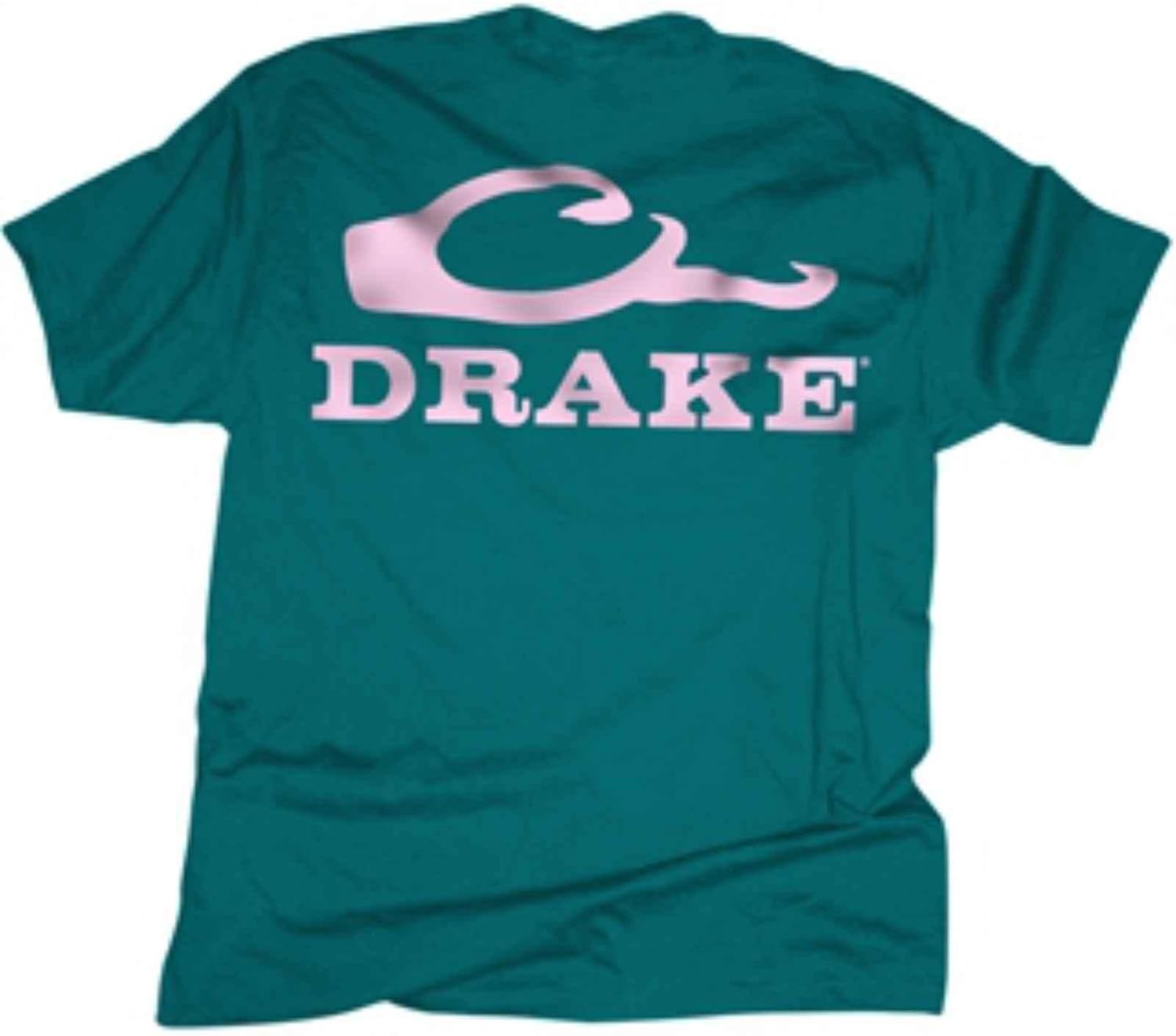 Drake Waterfowl Logo Short Sleeve T-Shirt Pink | Amazon.com