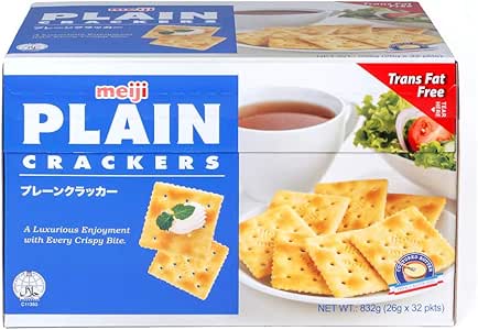 Meiji Plain Crackers, 832g: Amazon.sg: Grocery & Gourmet Food