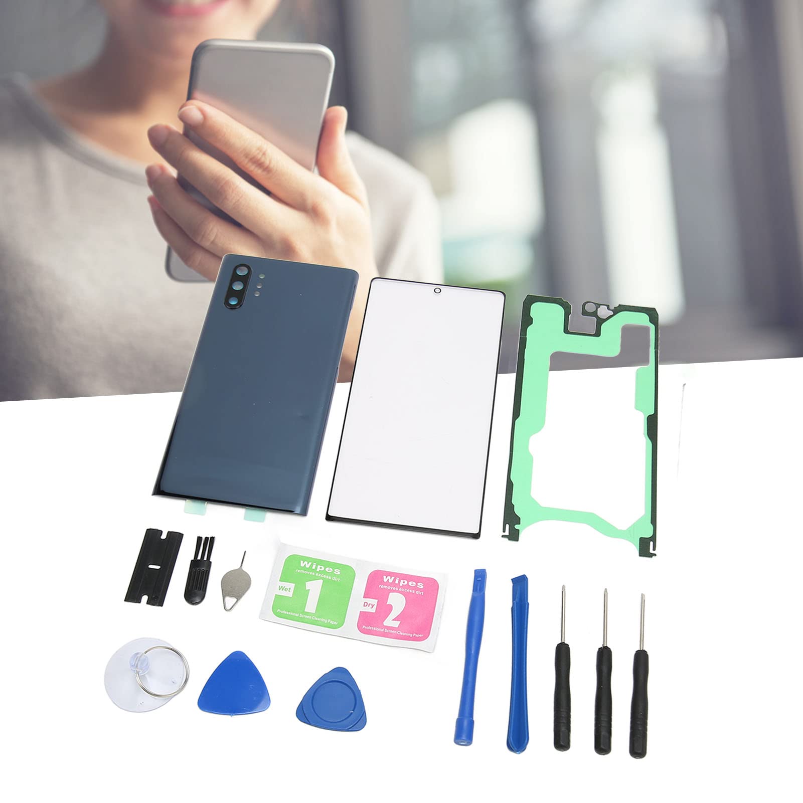 Mua Samsung Galaxy Note 10 Plus Back Glass Cover and Front Screen Glass ...