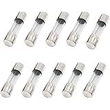 6.3A 250V 5x20mm Slow-Blow Glass Fuses (4-Pack) - Electronics - Amazon.com