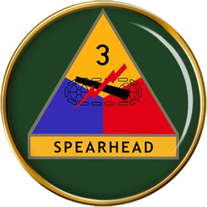 3rd Armored Division US Army Pin Badge: Amazon.co.uk: Clothing