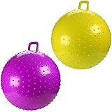 Amazon.com: 36" Knobby Bouncy Ball with Handle (Colors may vary): Toys ...