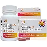 vH essentials Probiotics with Prebiotics and Cranberry Feminine Health ...