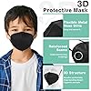 XDX KN95 Face Masks Small Size, Individually Wrapped Black Disposable ...