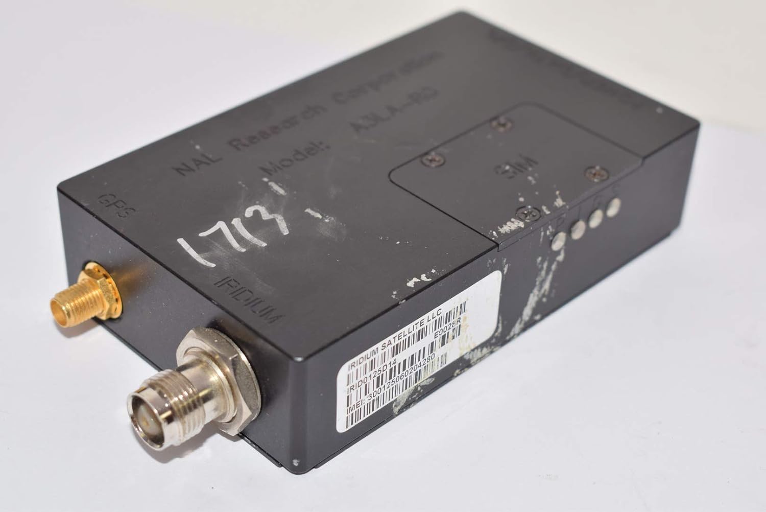 NAL Research Corp. A3LA-RG A3LA-RM Satelite Modem Iridium GPS Reciever ...