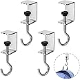 Amazon.com: JJUNW 4 Pcs Desk Mount Bag Holder Hook, Desk Hook for ...
