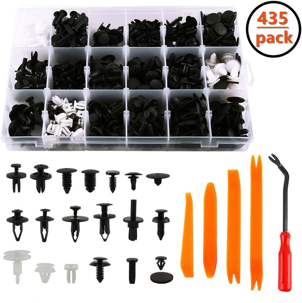 Amazon.com: ODOMY 435 Pcs Car Retainer Clips Kit & Fasteners Remover ...