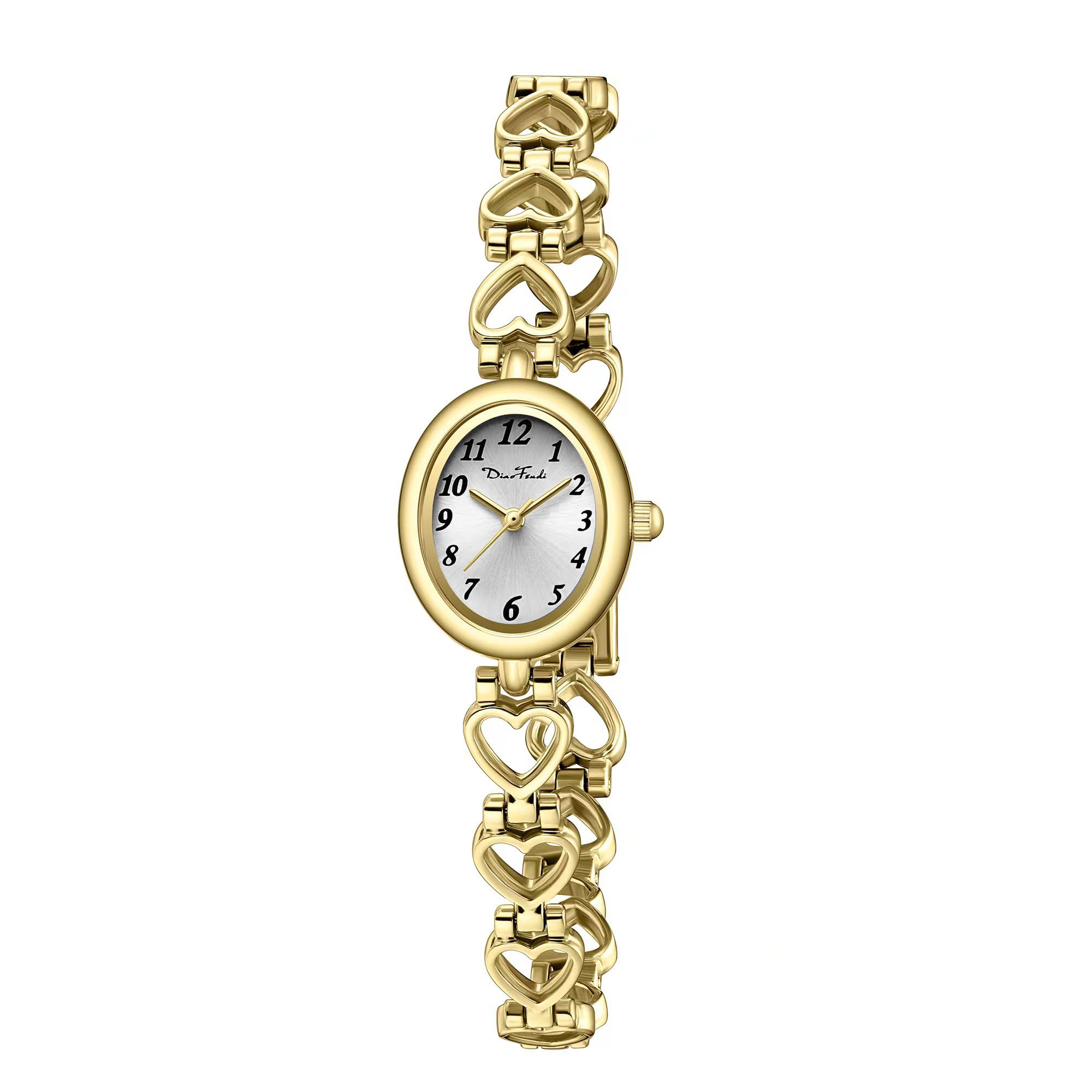 Diaofendi Petite Gold Watches for Women Vintage Bracelet Wrist Watch ...