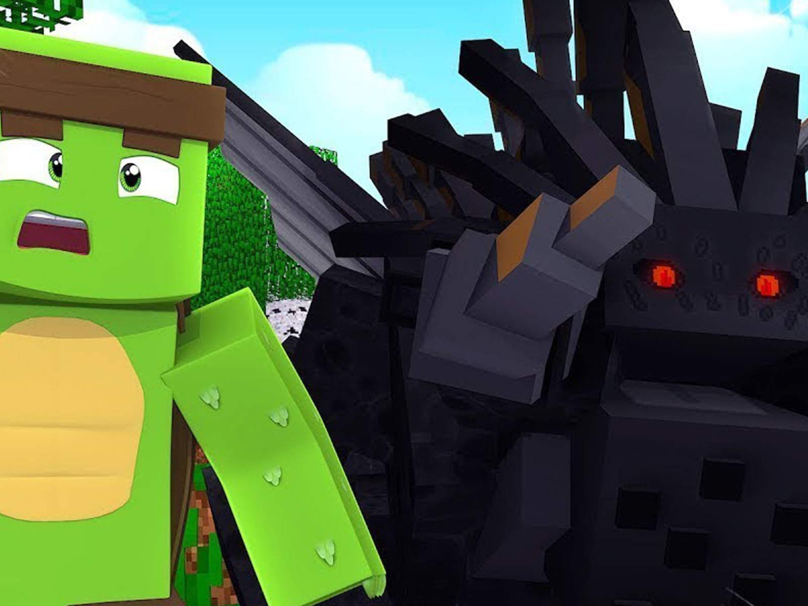 Watch Clip: Tiny Turtle Minecraft Dragons | Prime Video