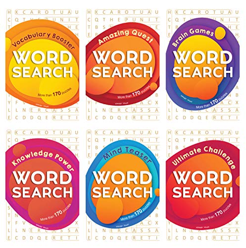 The Mega Word Search Library: Gift Boxset For Kids (A Collection of 6 ...