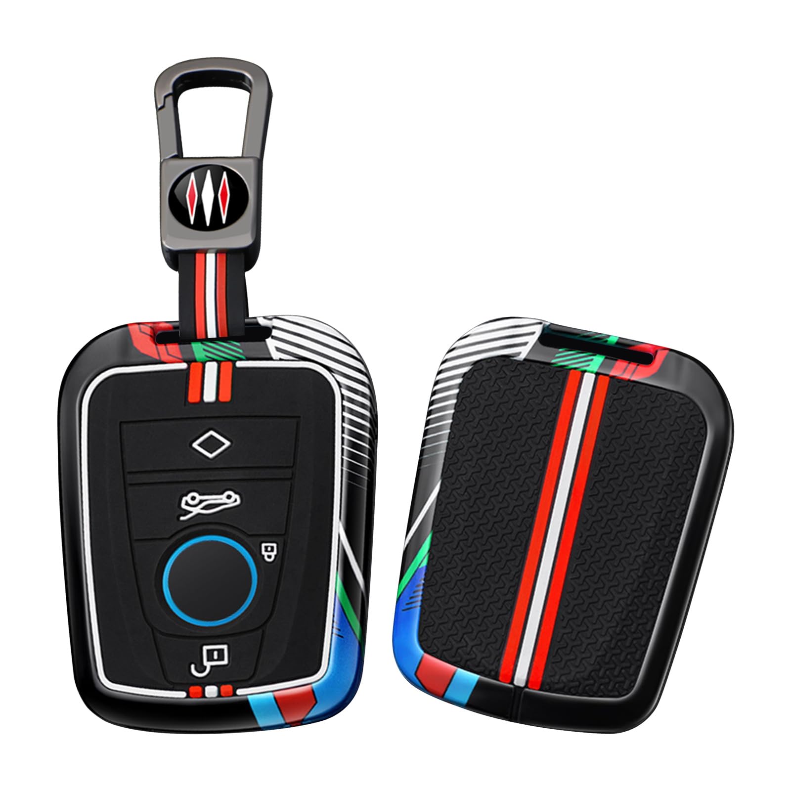 SANRILY Painting Luminous Smart Key Fob Cover Fit for BMW i8 i3 2014 ...
