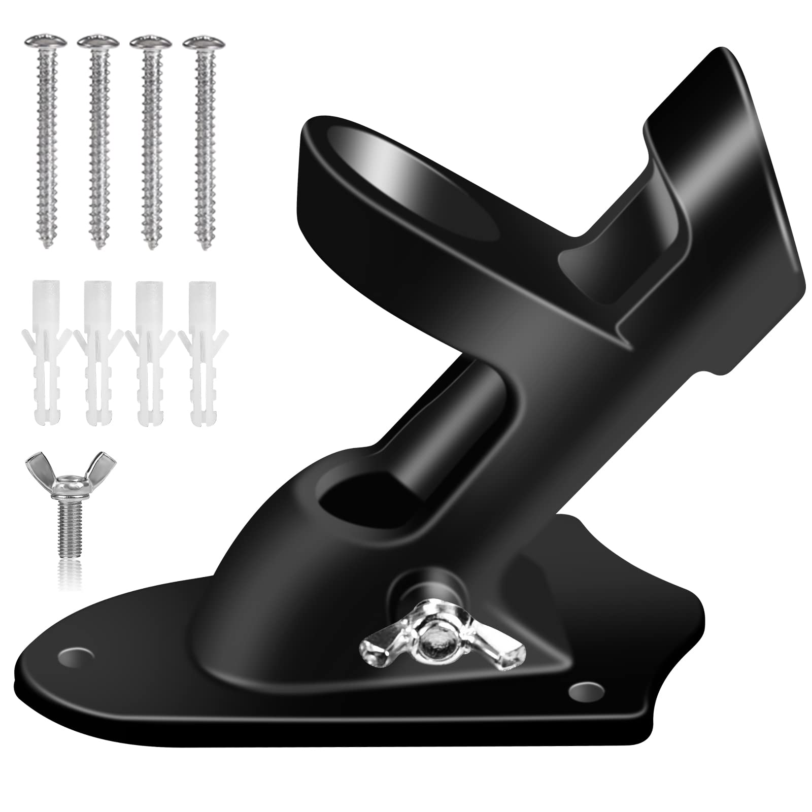 Flag Pole Holder Brackets, BONWIN 1" Flag Pole Mounting Bracket with ...