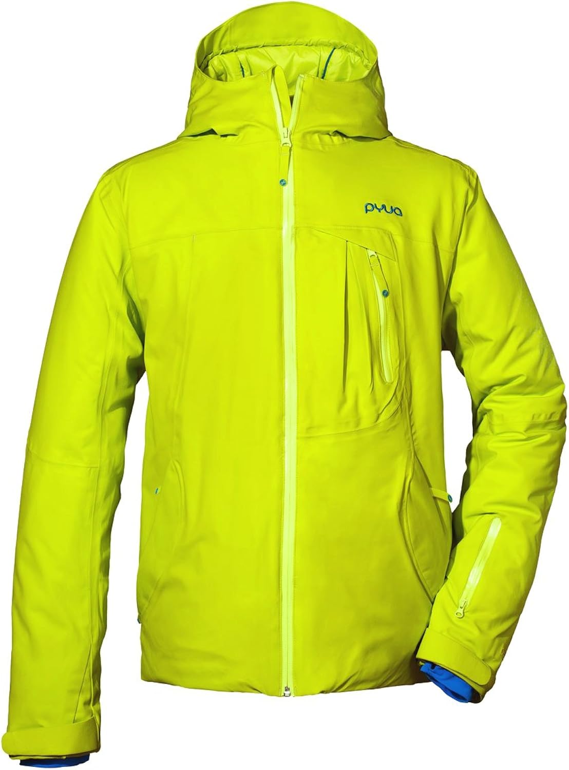 PYUA Crux-y Men's 2-Layered Lined Jacket Green Lime Punch Grün Size:XL ...