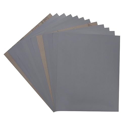 Sandpaper 800 Grit, Wet Dry Sanding Sheets 9 x 11 Inch, Silicon Carbide ...