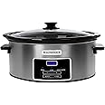 Amazon.com: 8-Quart Digital Programmable Slow Cooker with Timer - Small ...