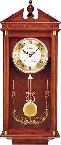 Amazon.com: SEIKO Regal Oak Wall Clock with Pendulum : Home & Kitchen