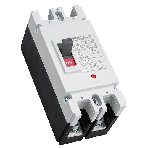 WENGART DC MCCB 500VDC WGM1PV-250,200Amp Solar DC Breaker Disconnect ...