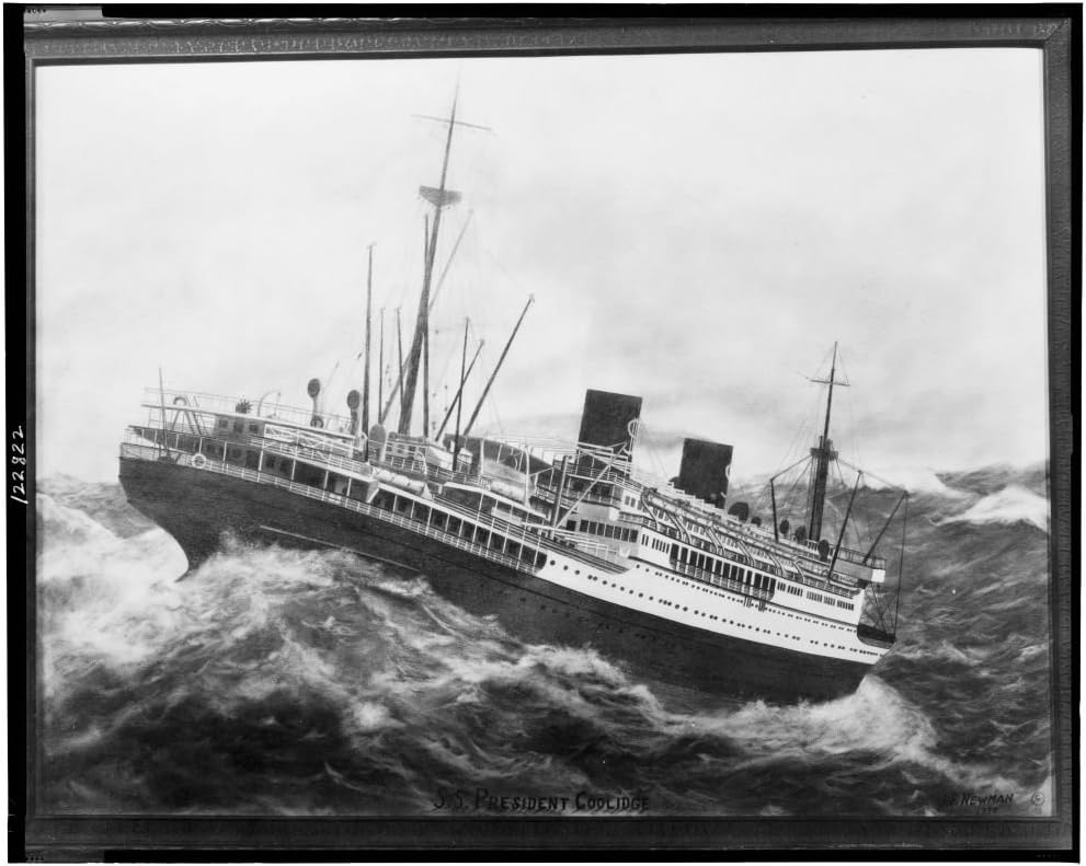 Amazon.com: Historic Photos 1934 Photo S.S. President Coolidge ...