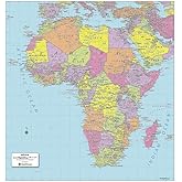 Amazon.com: MapSherpa: Africa Political Wall Map - Extra Large - 48 x ...