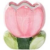 Amazon.com: TANG SONG Ceramic Tulip Make up Brush Holder Flower ...