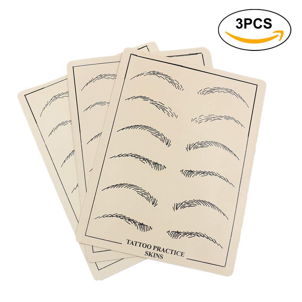 Amazon.com : 25 Microblading Eyebrow Stencil Template Permanent Makeup ...
