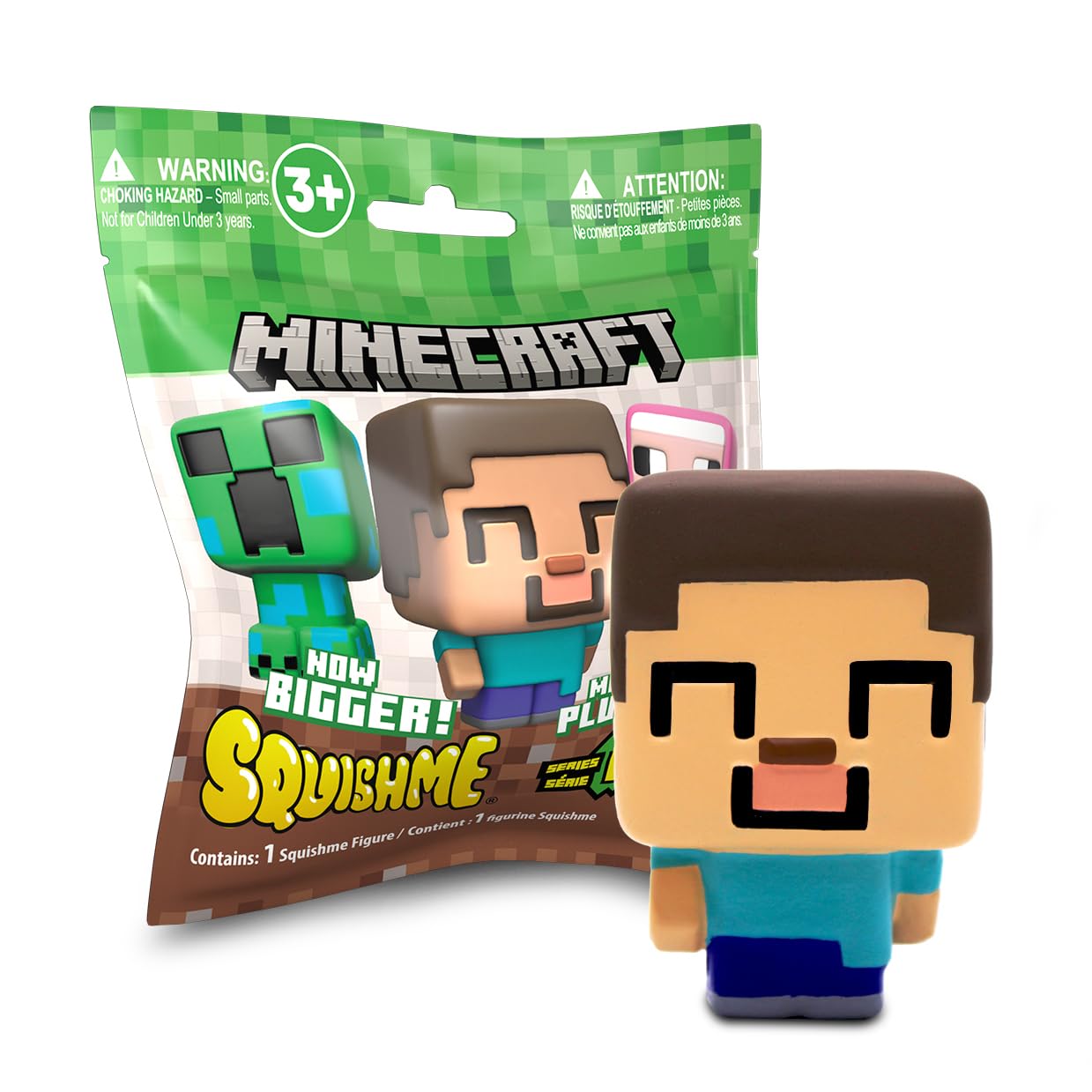 Minecraft SquishMe Series?6 – Larger 3.5?Inch Collectible Squishy ...