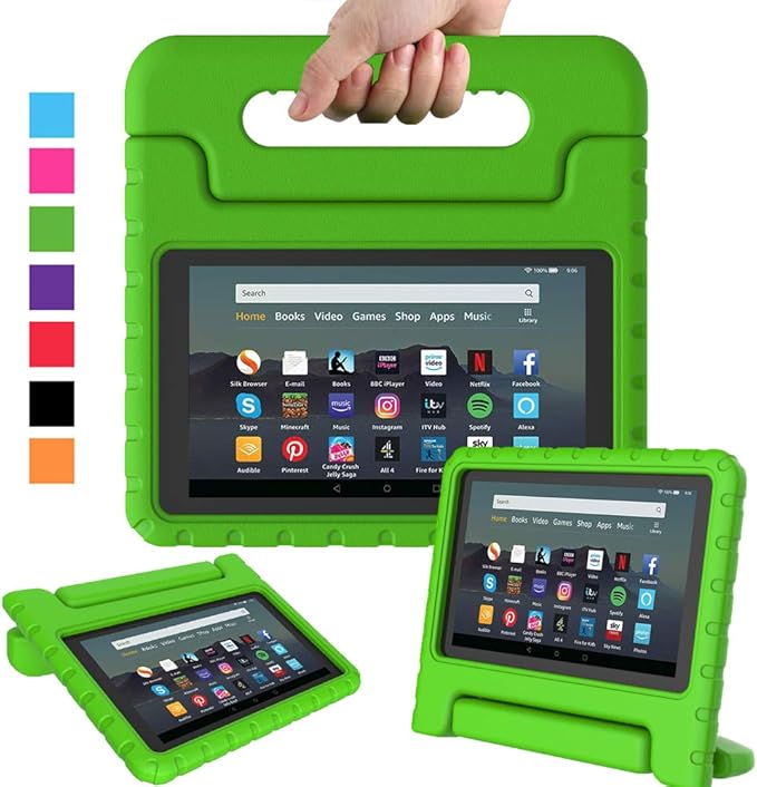 Surom Kids Case for All-New Amazon Fire 7 2019, Shock Proof Light ...