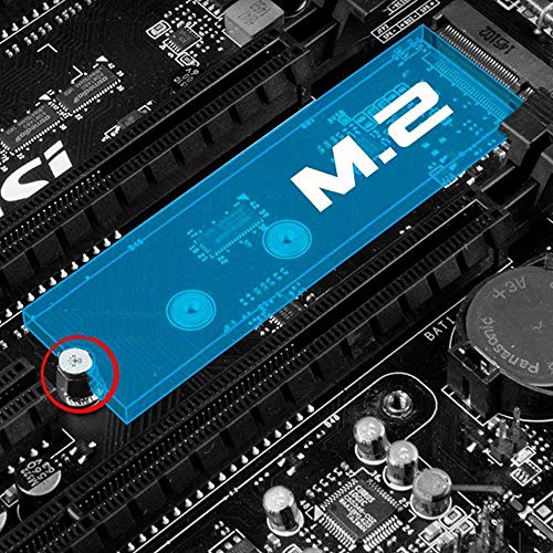 SGTKJSJS M.2 Screw Kit,NVMe Screw M.2 SSD Mounting Kit，Compatible ASUS ...