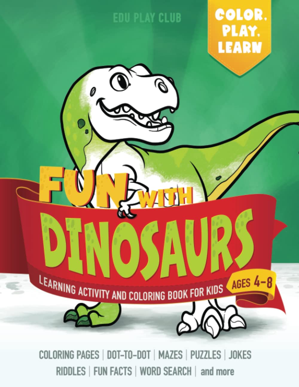 Mua Fun with DINOSAURS: Learning Activity and Coloring Book for Kids ...