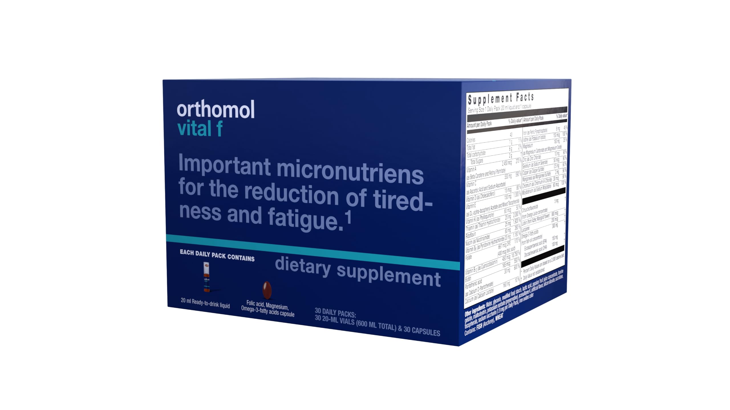Mua Orthomol Vital F Vial, Women's Multivitamin, 30-Day Supply ...