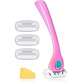 Amazon.com: Billie Razors for Women Shave Kit – Razor + 4 x 5-Blade ...