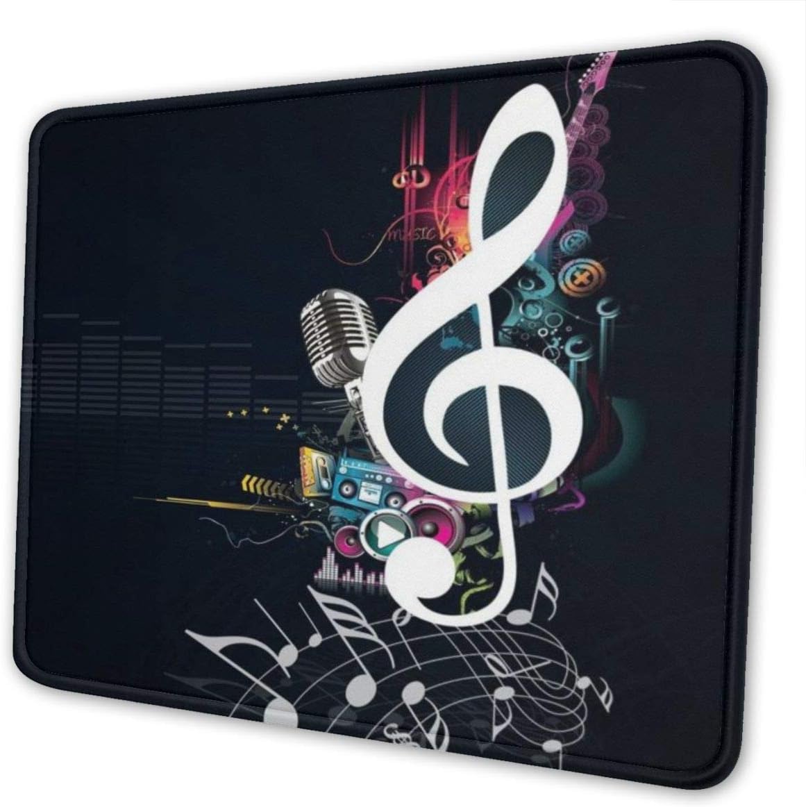 Amazon.com : Musical Note Mouse Pad Non-Slip Rubber Waterproof Custom ...