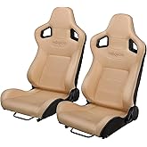 Amazon.com: PEXMOR 2 Pcs Reclinable Universal Racing Bucket Seats w ...