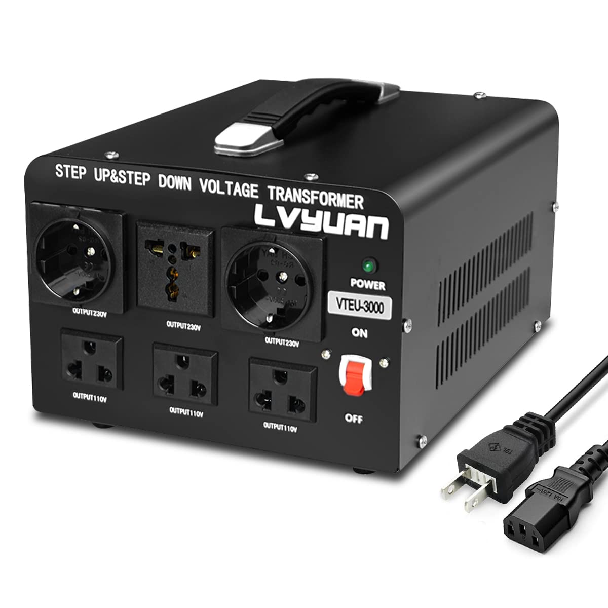 Mua LVYUAN 3000W Overseas Domestic Type Transformer, Up/Down ...