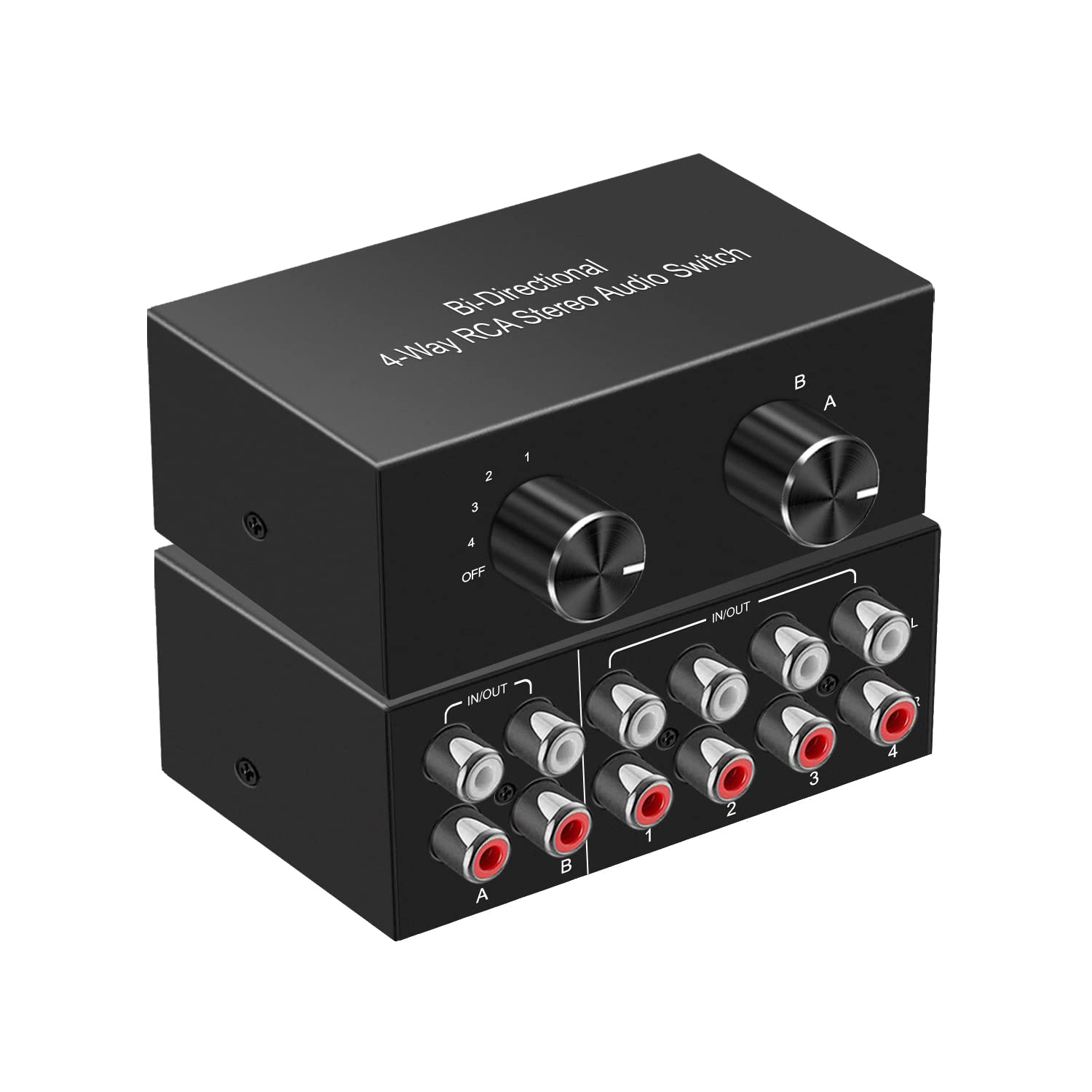 Mua Audio Switcher, RCA Stereo Audio Switcher, Plug & Play Compatible ...