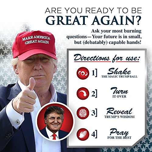 KickFire Classics Magic Trump Ball | Classic Magic 8 Ball Toy | Novelty ...