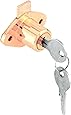 Defender Security U 9947KA Diecast Brass Plated Drawer & Cabinet Lock ...