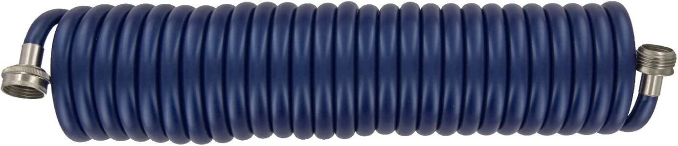 Amazon.com : Plastair Spring Hose with Blue Nozzle, 25' : Garden & Outdoor