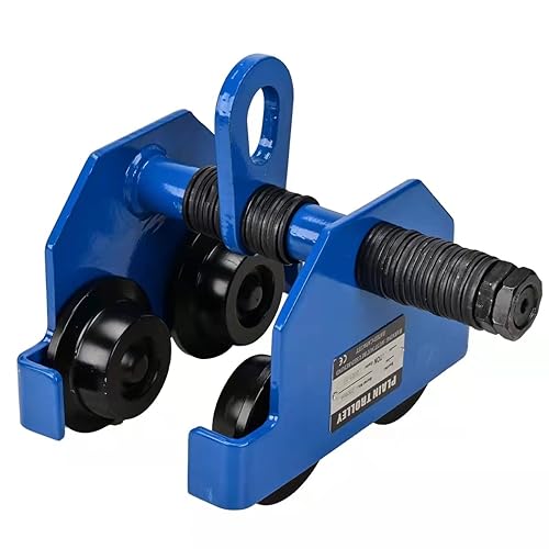 Amarite I Beam Trolley-Heavy Duty 4400LBS Capacity Push Beam Trolleys，3 ...